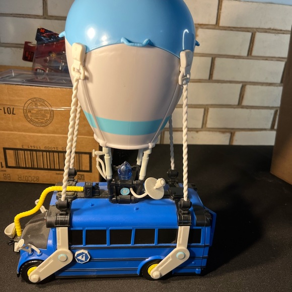 Toys | Fornite Battler Bus With Two Men And Weapons | Poshmark